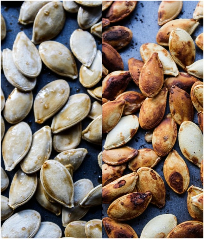 Tamari Roasted Pumpkin Seeds - A Saucy Kitchen