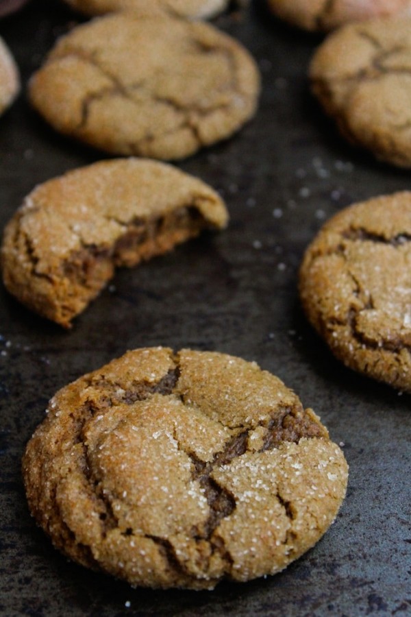 Cardamom Spiced Ginger Cookies - A Saucy Kitchen