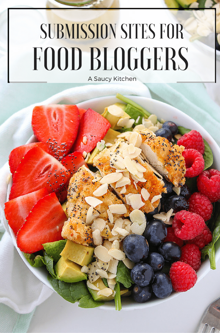 Submission Sites for Food Bloggers - A Saucy Kitchen