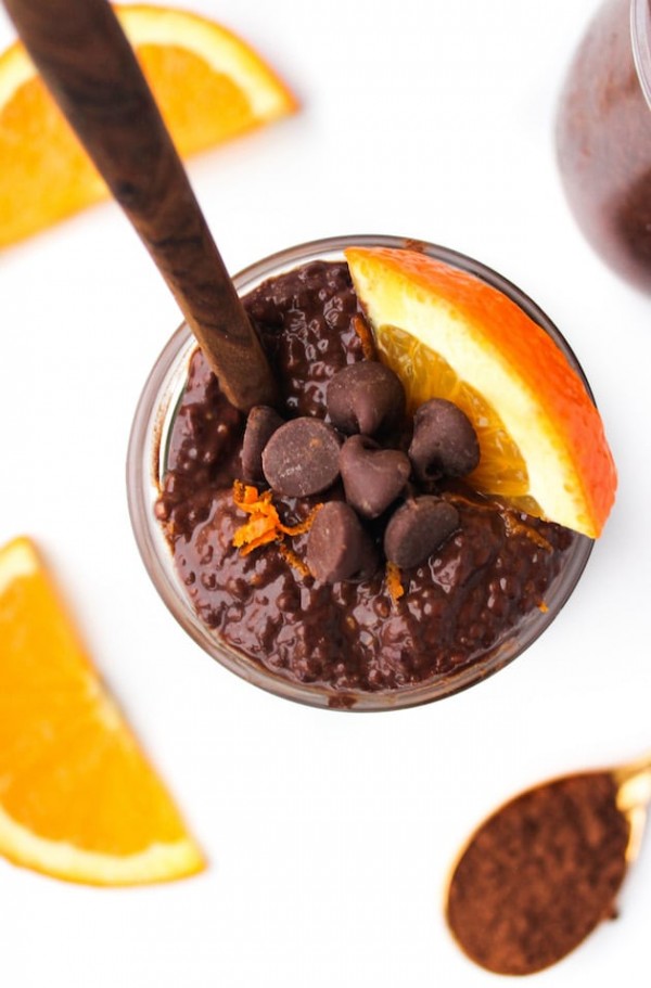 Chocolate Orange Chia Pudding - A Saucy Kitchen