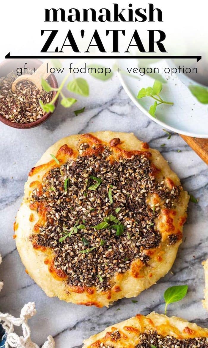 Gluten Free Manakish Za'atar - A Saucy Kitchen