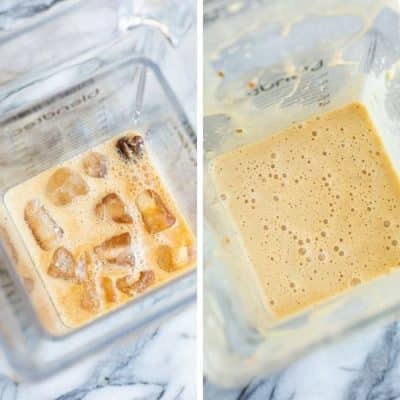 Healthy Chai Frappuccino - A Saucy Kitchen