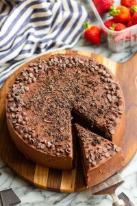 Gluten Free Vegan Chocolate Cake (Aquafaba Cake) - A Saucy Kitchen