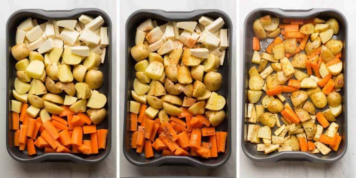 Roasted Root Vegetable Stew - A Saucy Kitchen