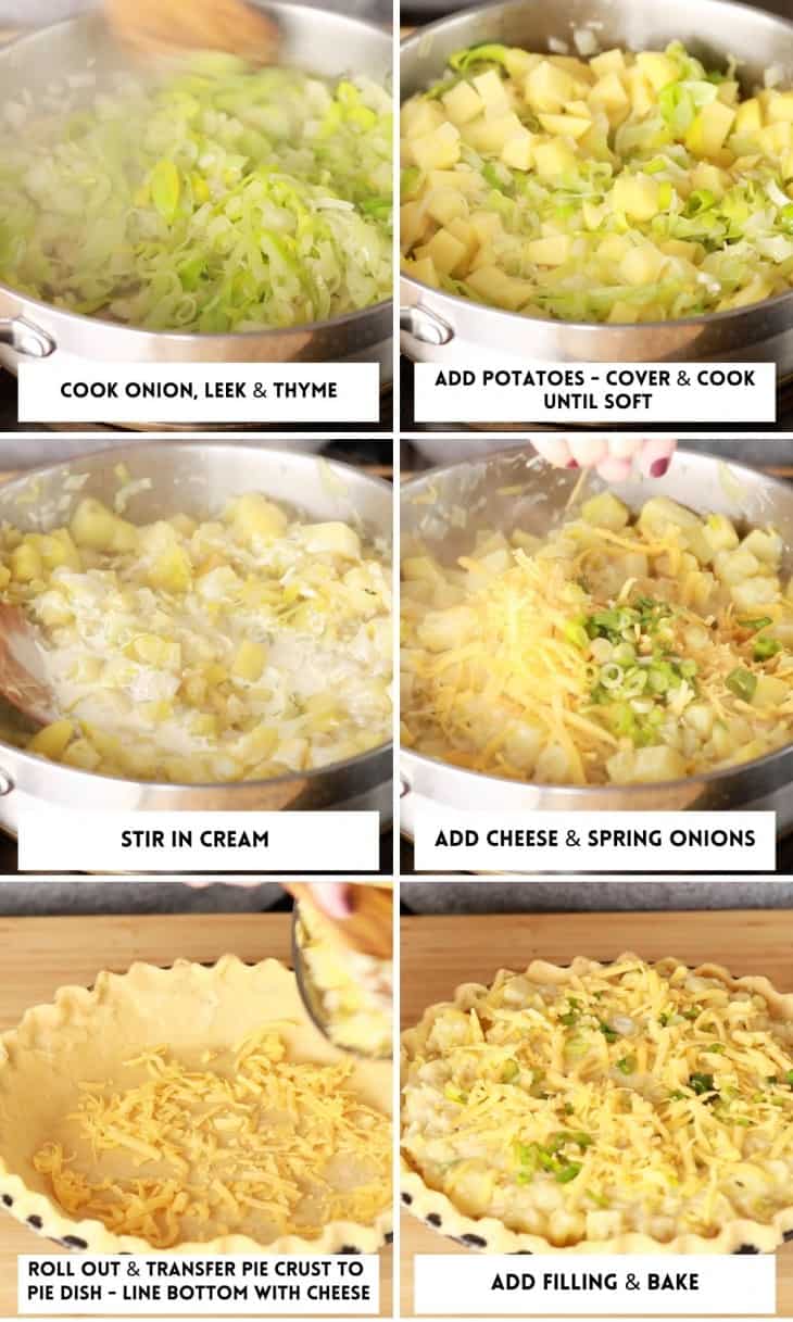 Gluten Free Homity Pie - A Saucy Kitchen