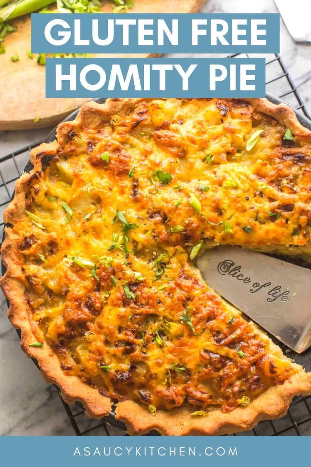 Gluten Free Homity Pie - A Saucy Kitchen