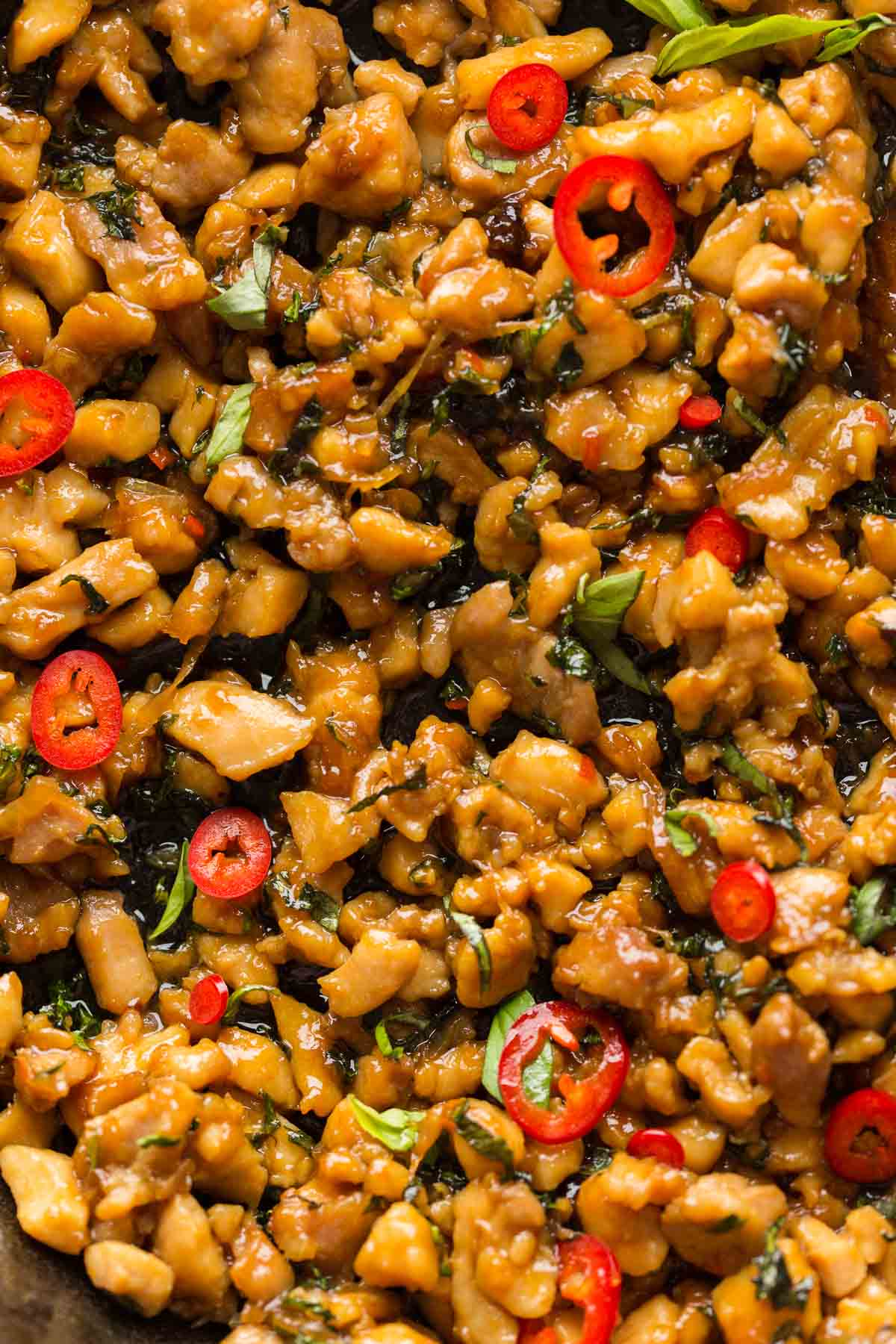 Thai Basil Chicken (Pad Krapow Gai) - A Saucy Kitchen