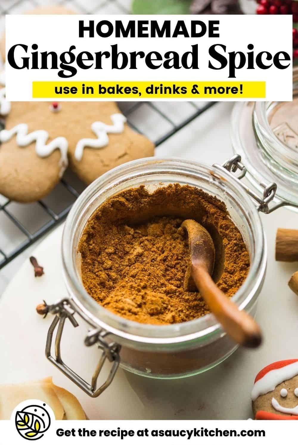 Homemade Gingerbread Spice Mix - A Saucy Kitchen