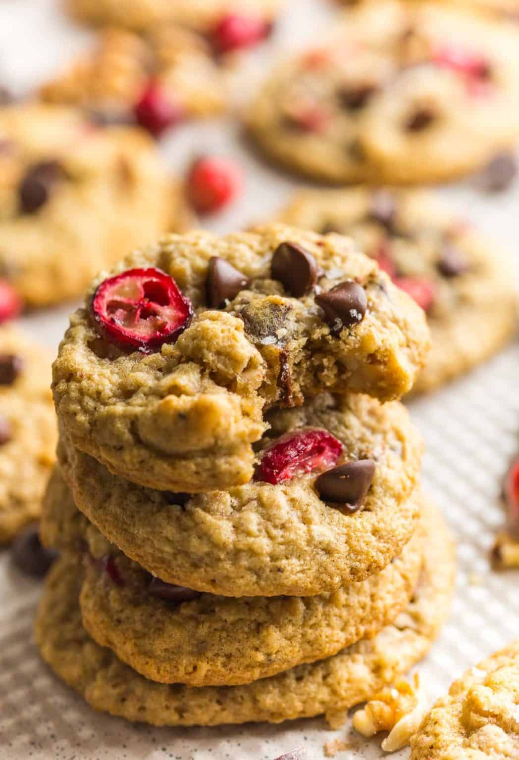 Oatmeal Cranberry Chocolate Chip Cookies