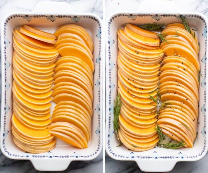 Roasted Butternut Squash Slices with Parsley Pesto - A Saucy Kitchen