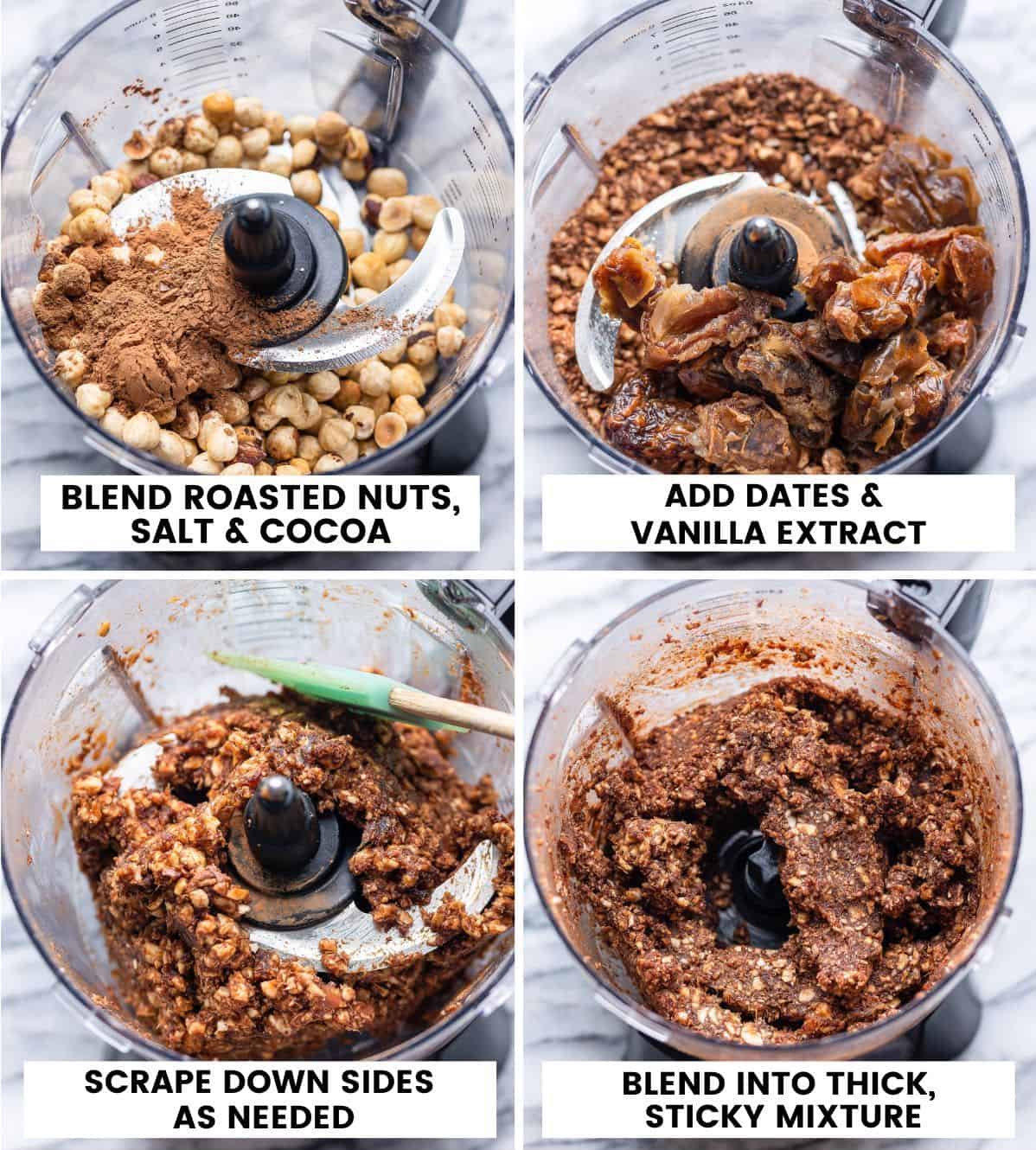 Chocolatey Hazelnut Date Balls - A Saucy Kitchen