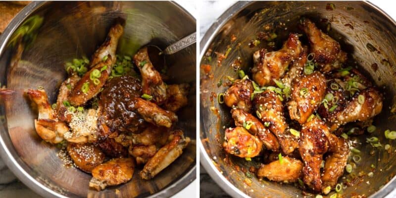 Sticky Honey Garlic Chicken Wings (Baked) - A Saucy Kitchen