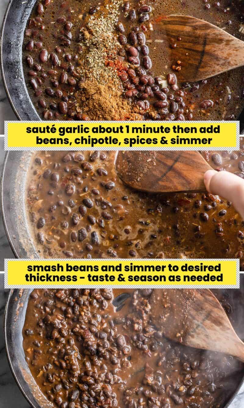 Sautéed Adobo Black Beans - A Saucy Kitchen