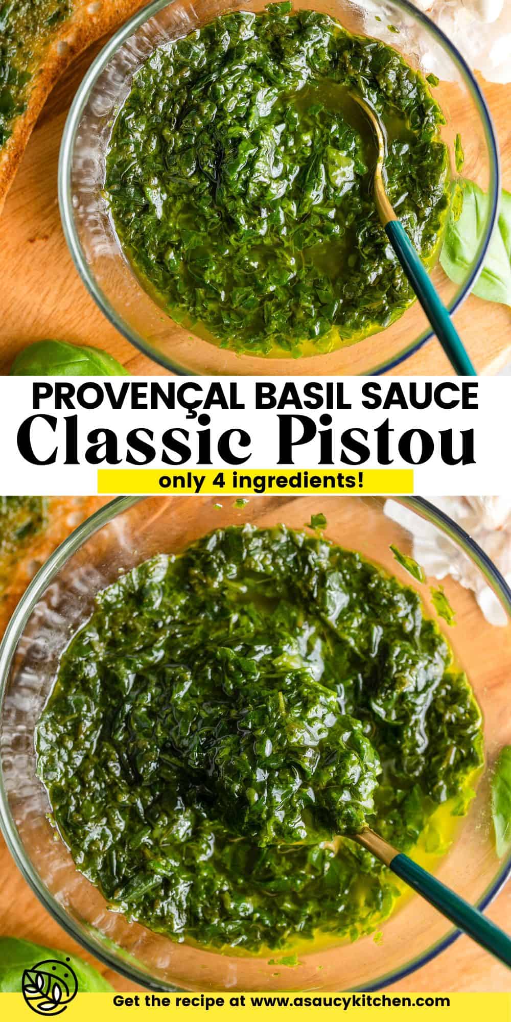Pistou (A Provençal Pesto) - A Saucy Kitchen