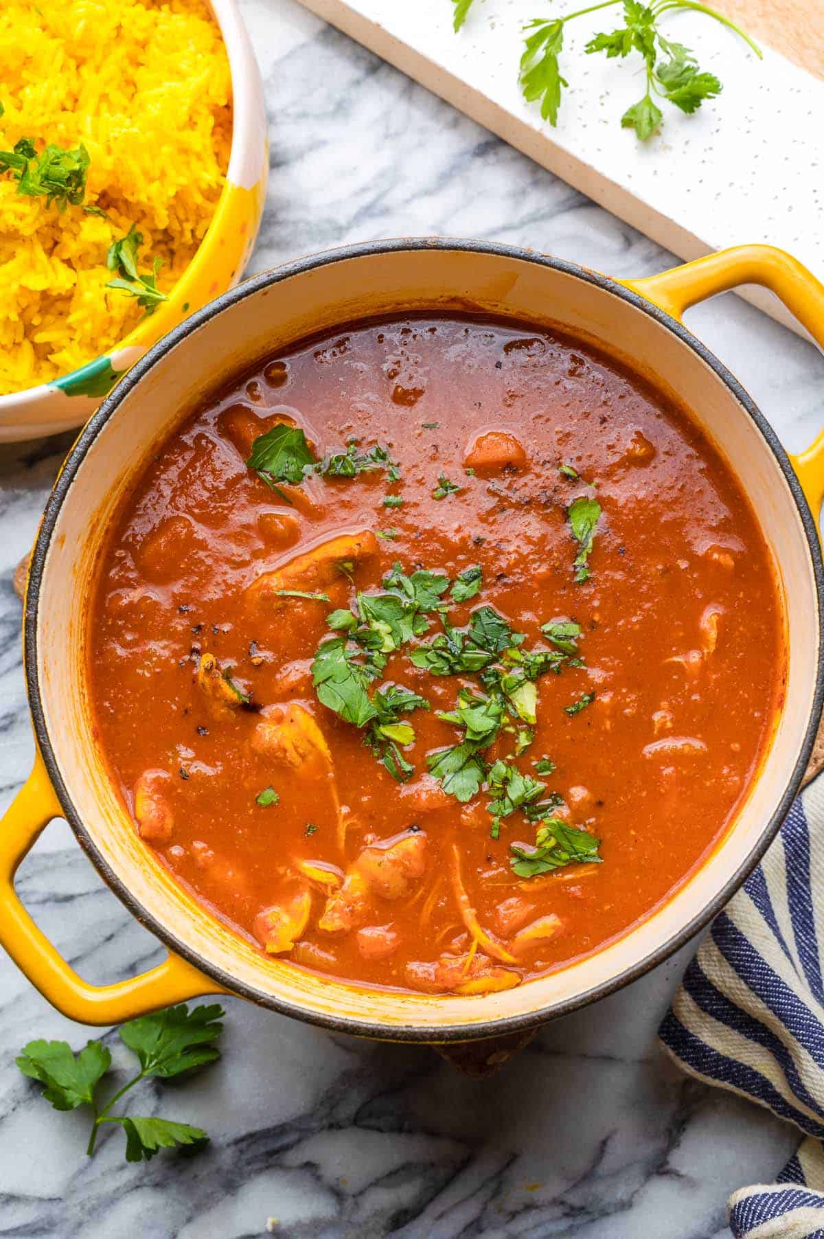 Moroccan Chicken Stew - A Saucy Kitchen