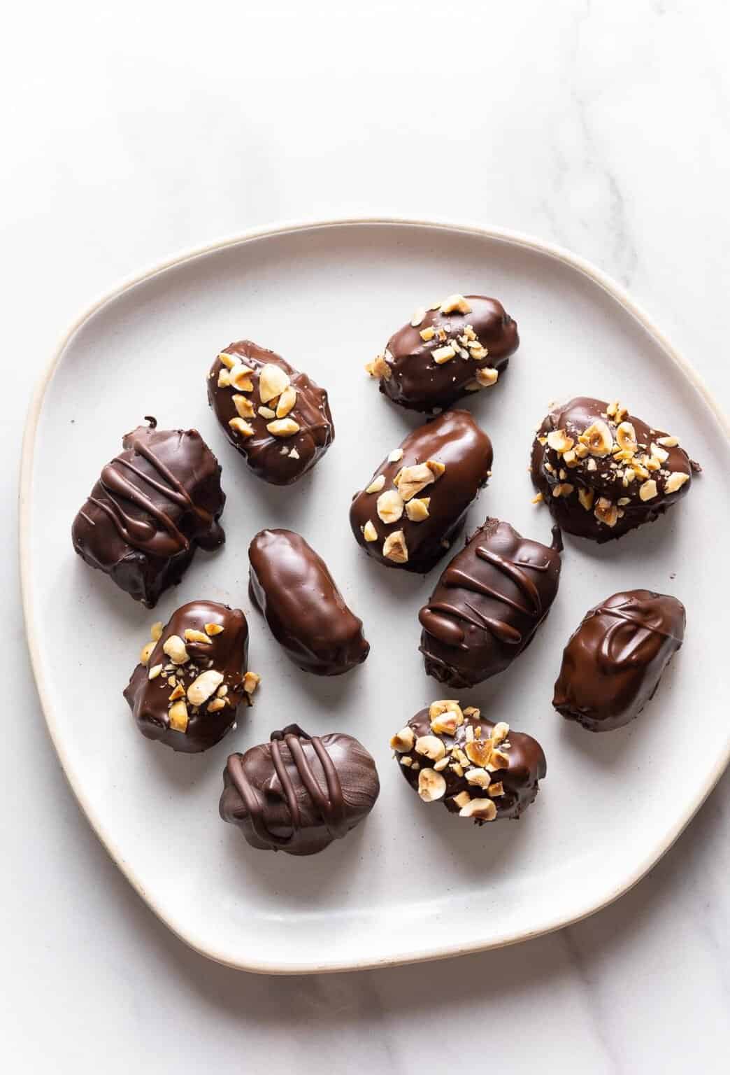 Chocolate Covered Dates - A Saucy Kitchen