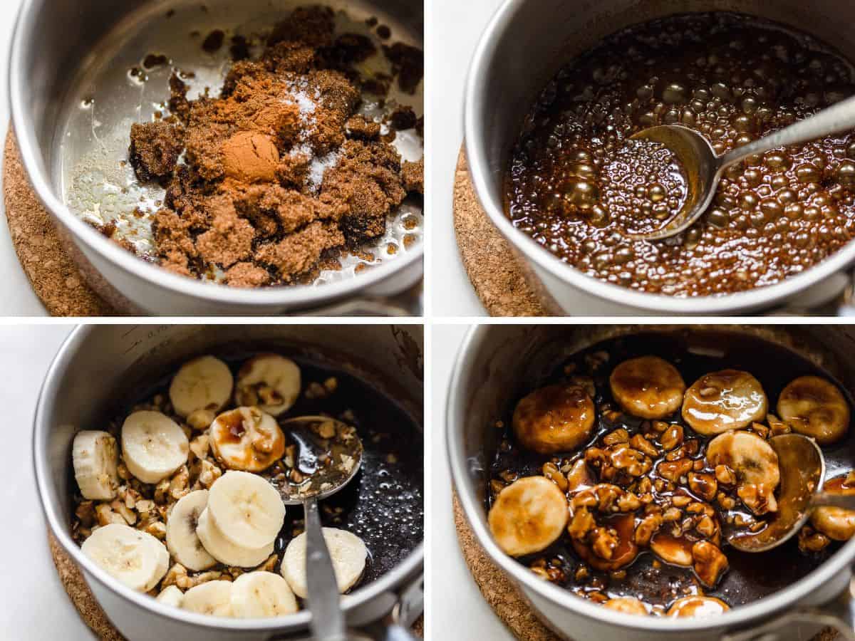 Gluten Free Banana Cake & Cream Cheese Frosting - A Saucy Kitchen