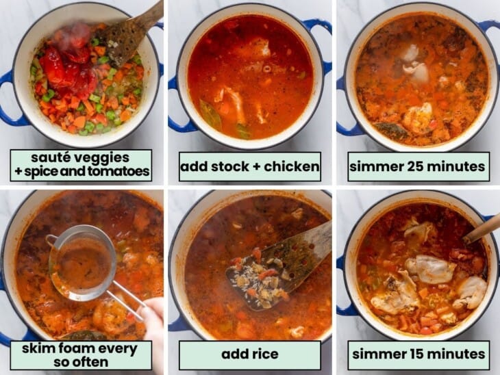 Italian Tomato Chicken & Rice Soup - A Saucy Kitchen