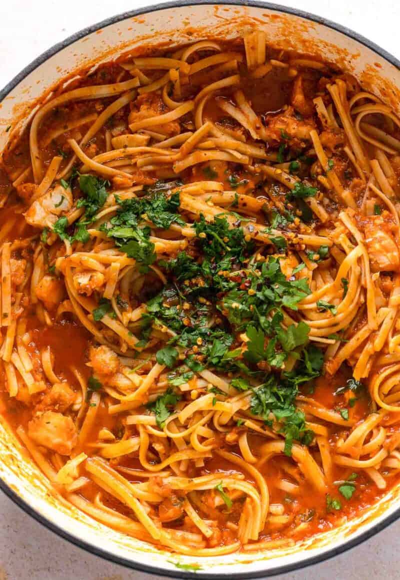 Calabrian Fish Ragu with Cod (Ragù di Pesce) - A Saucy Kitchen