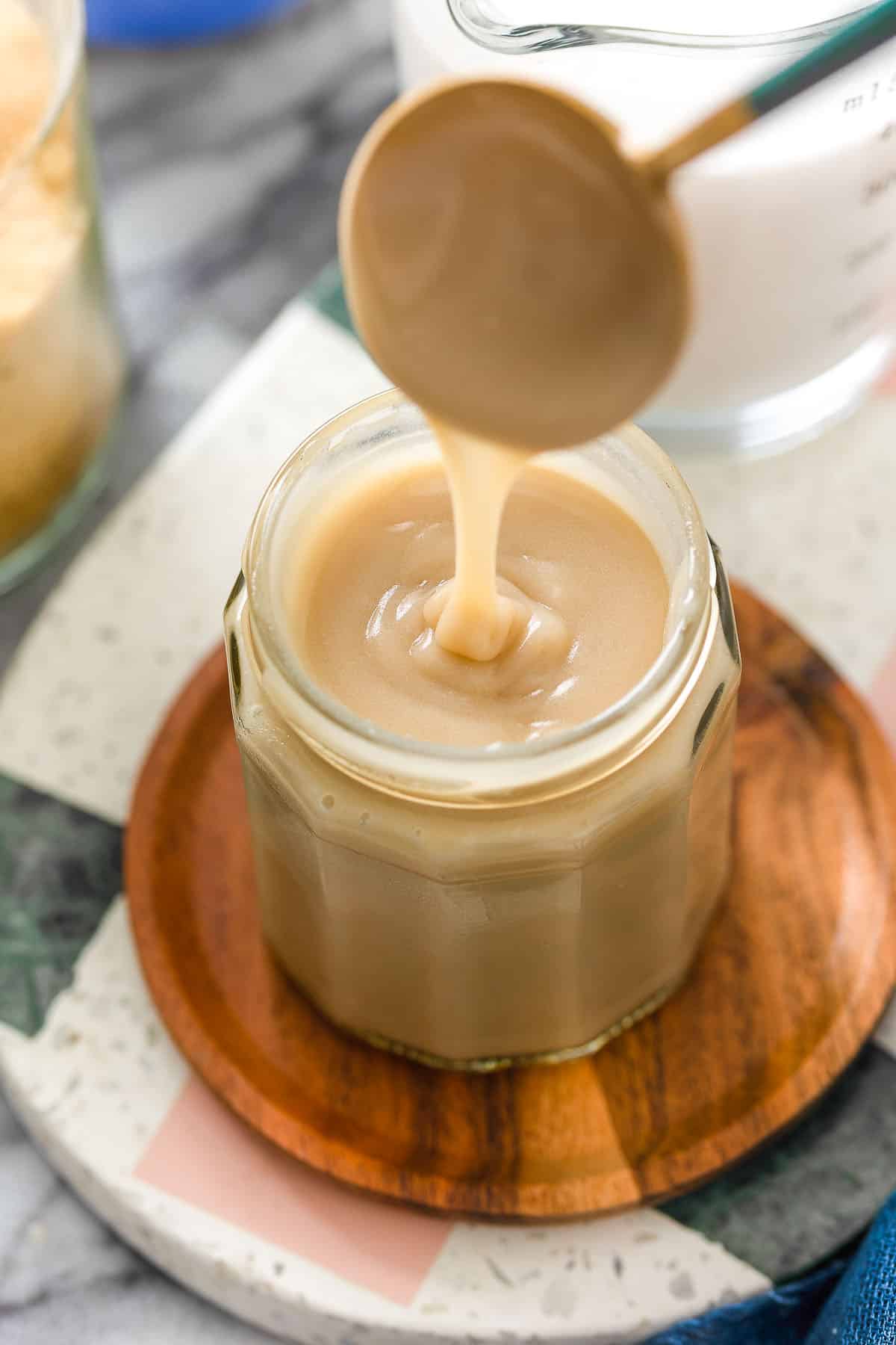 Homemade Coconut Milk Condensed Milk - A Saucy Kitchen