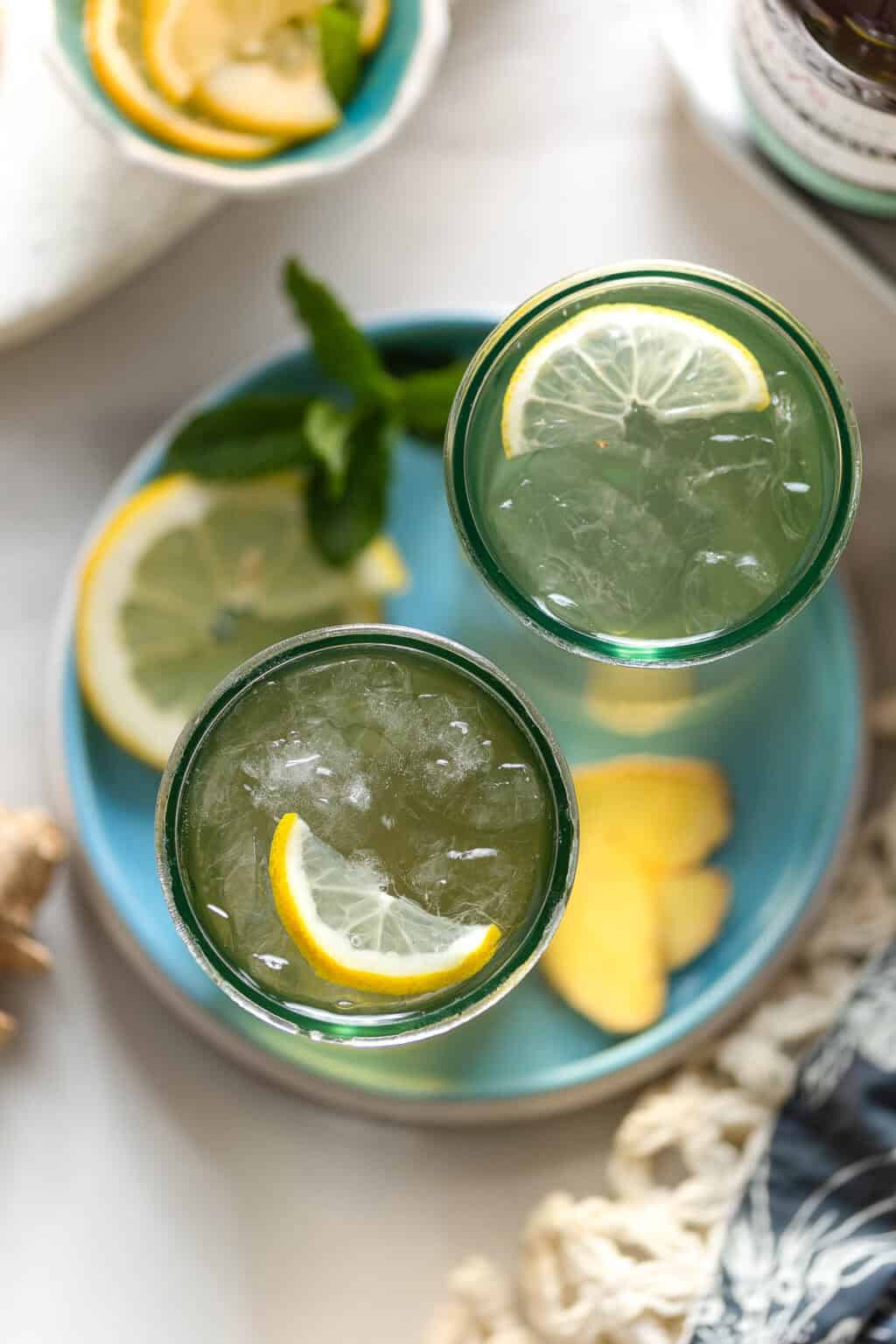 Ginger Switchel Recipe (Haymaker's Punch) - A Saucy Kitchen