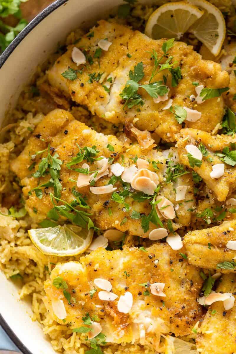 Sayadieh (Lebanese Fish & Rice) - A Saucy Kitchen