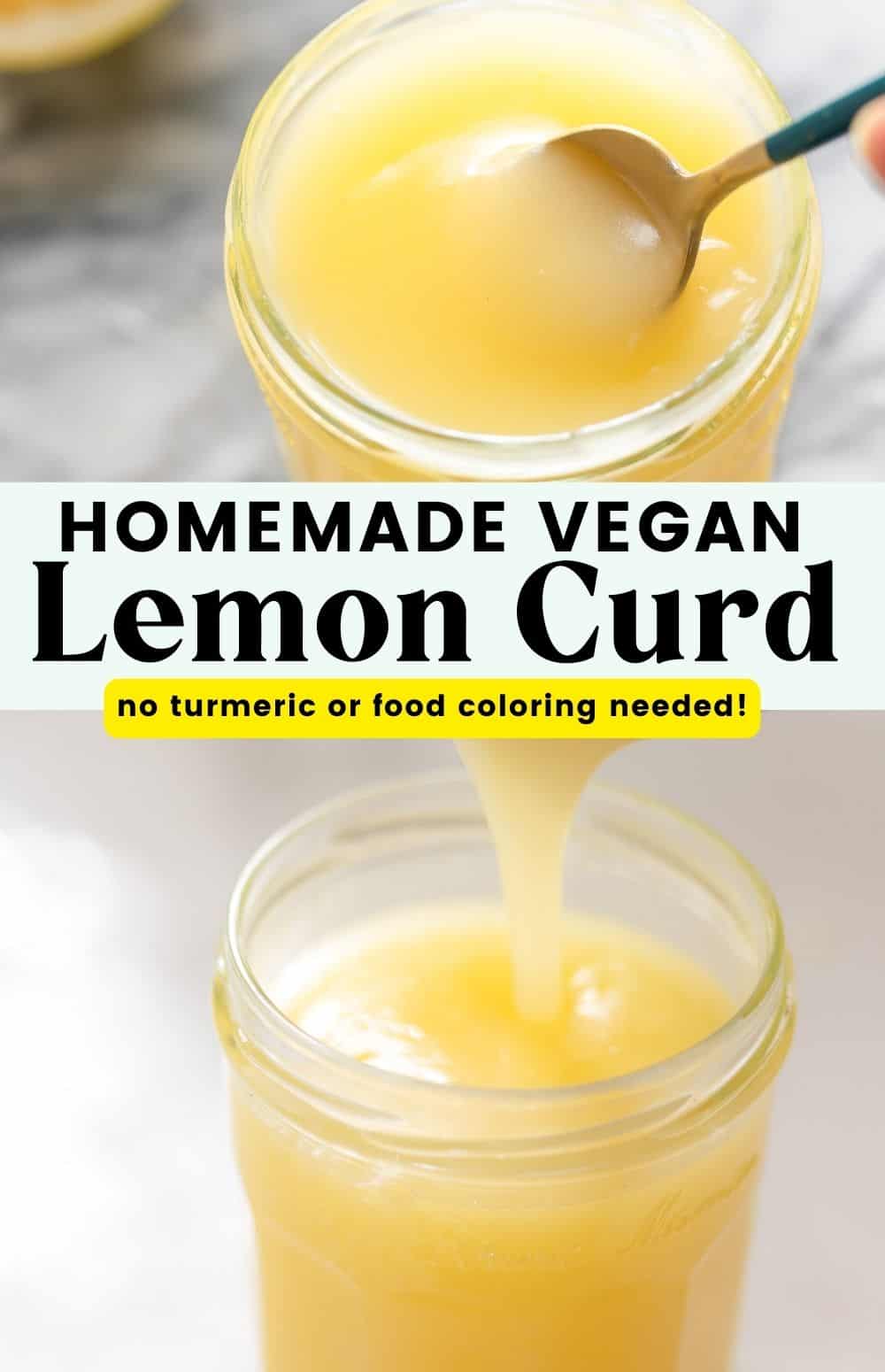 Vegan Lemon Curd (Egg Free) - A Saucy Kitchen