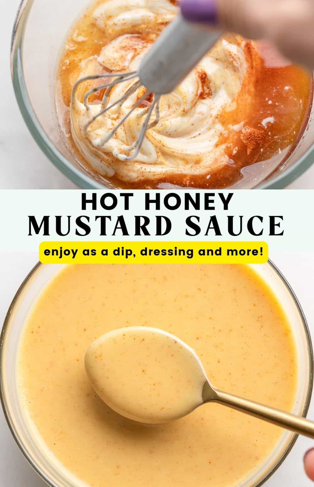 Hot Honey Mustard Dipping Sauce - A Saucy Kitchen