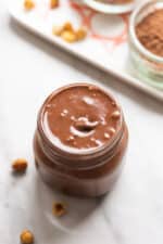 Homemade Nutella (Chocolate Hazelnut Spread) - A Saucy Kitchen