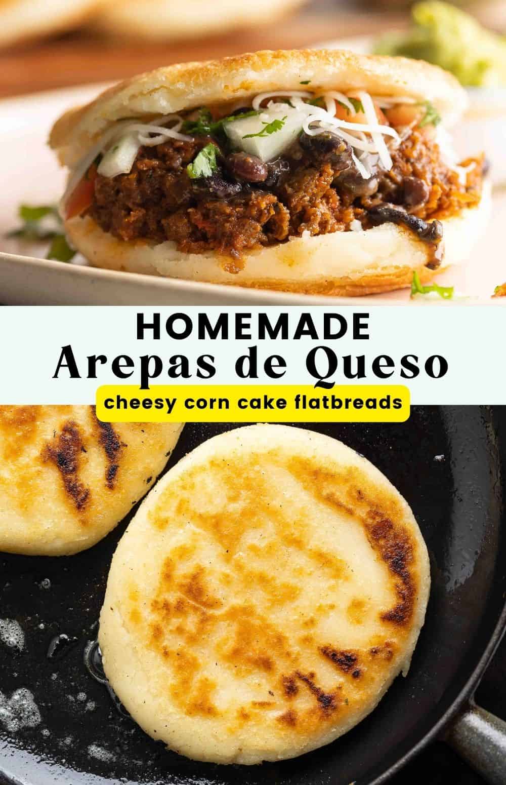 Arepas de Queso - A Saucy Kitchen