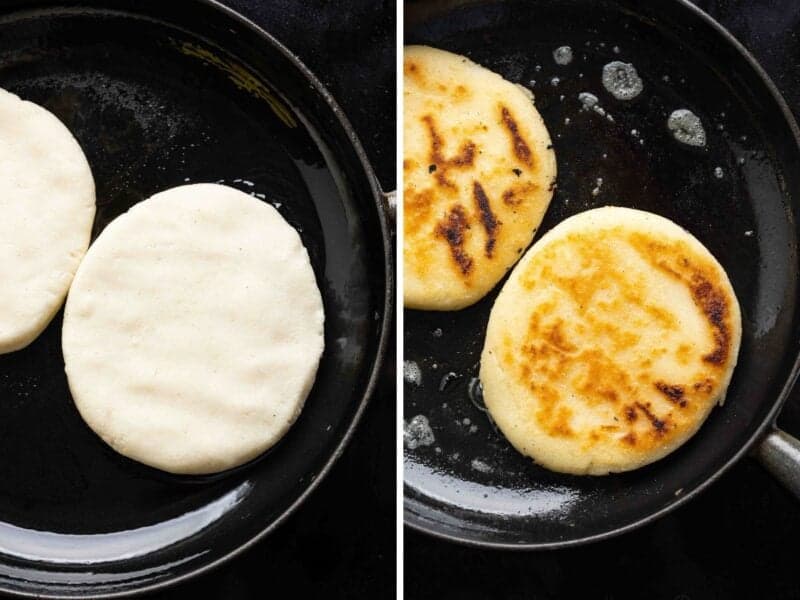 Arepas de Queso - A Saucy Kitchen