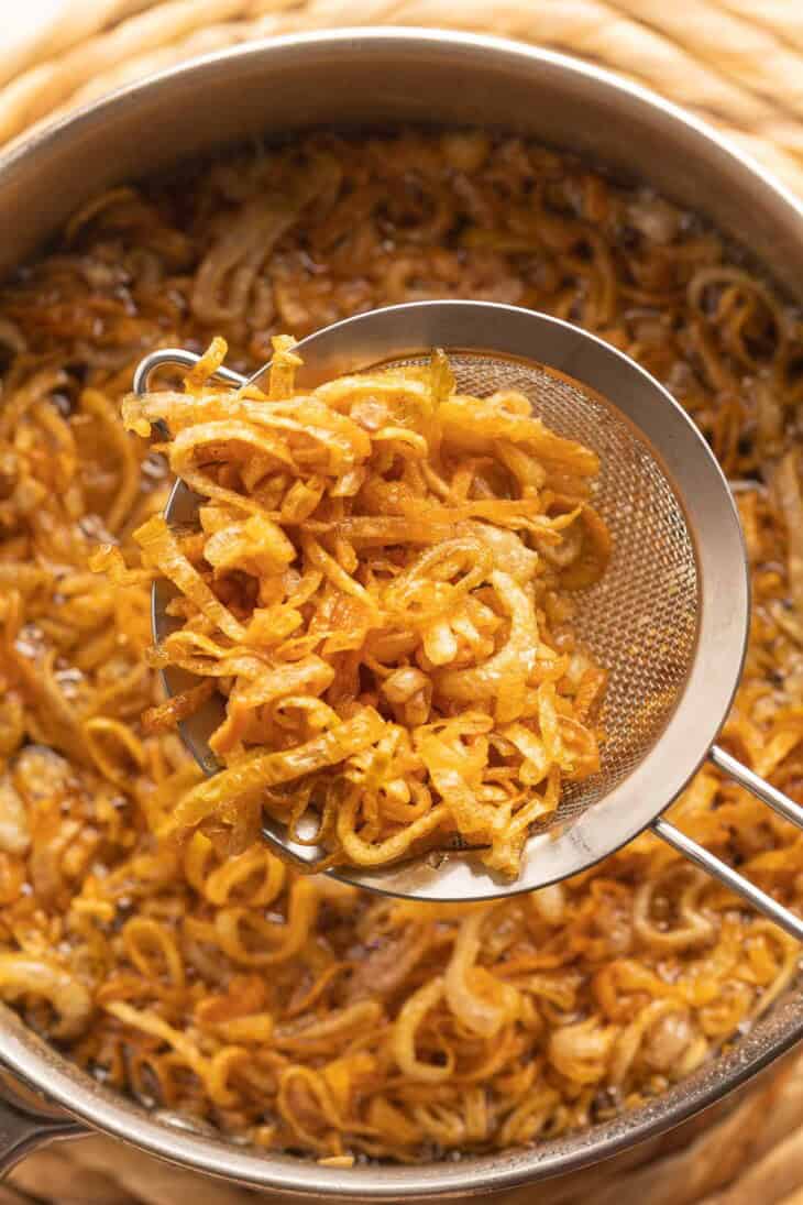 Crispy Fried Shallots - A Saucy Kitchen