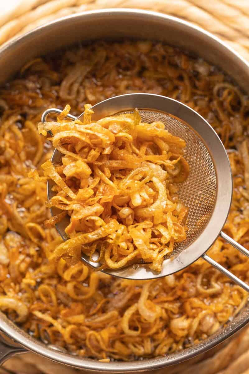 Crispy Fried Shallots - A Saucy Kitchen