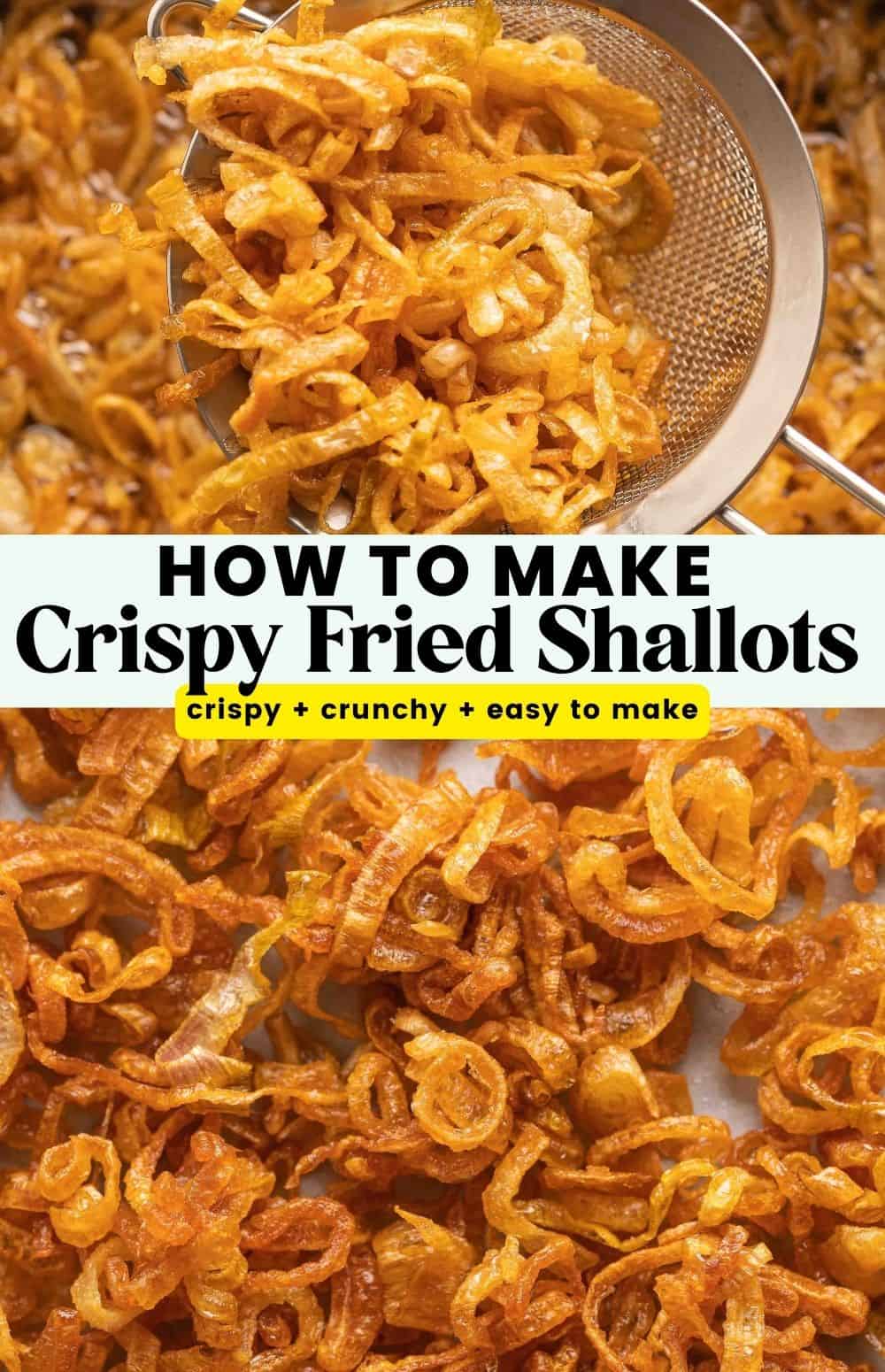 Crispy Fried Shallots - A Saucy Kitchen