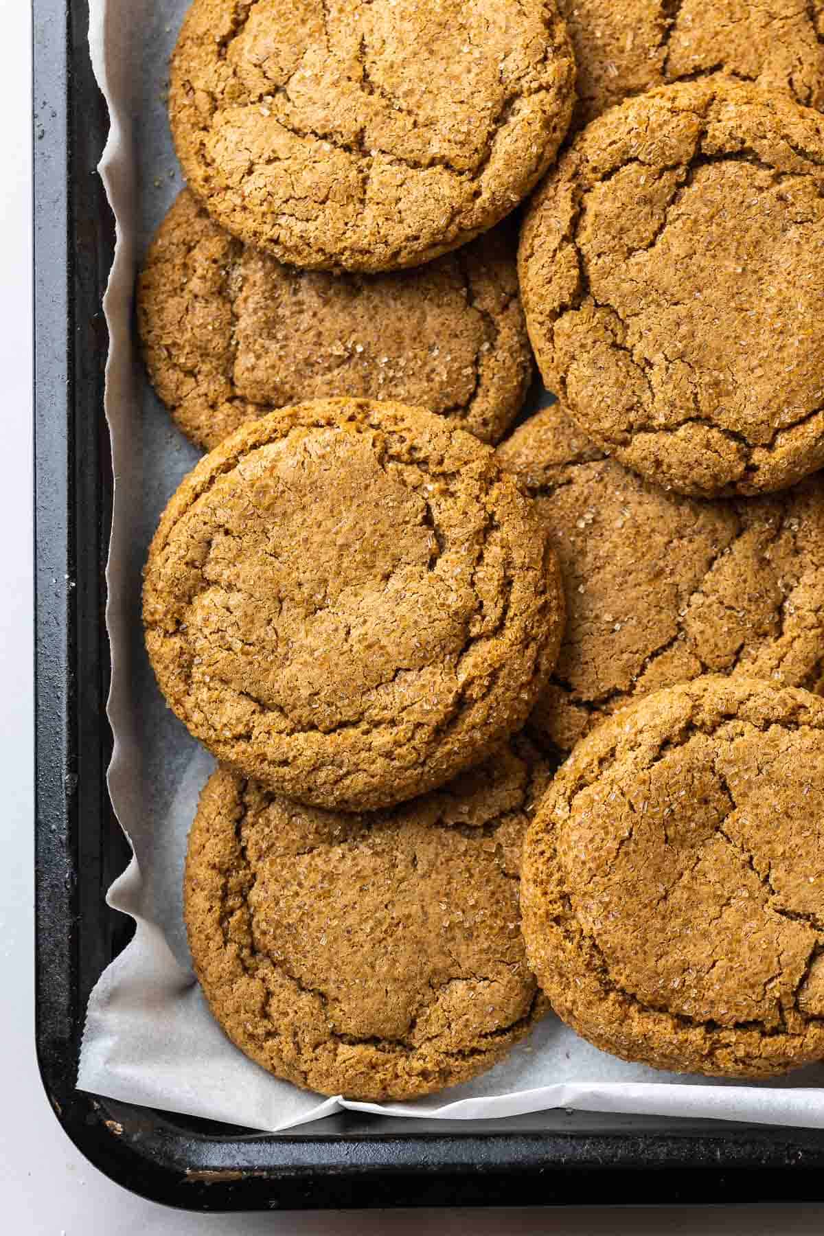 Cardamom Spiced Ginger Cookies - A Saucy Kitchen