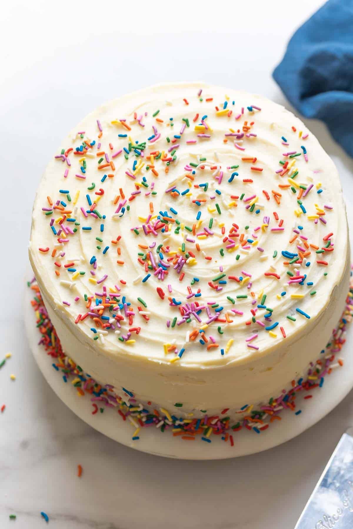 Gluten Free Funfetti Cake - A Saucy Kitchen