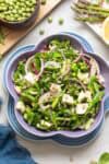 Crunchy Spring Greens Salad - A Saucy Kitchen