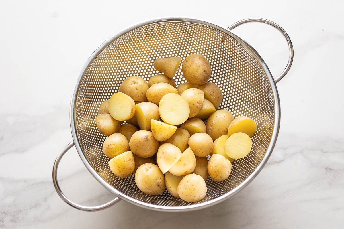 Herby Boiled Potatoes - A Saucy Kitchen
