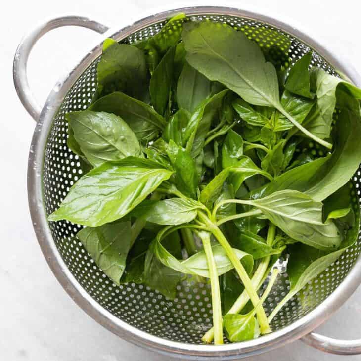 Fresh Basil Lemonade - A Saucy Kitchen