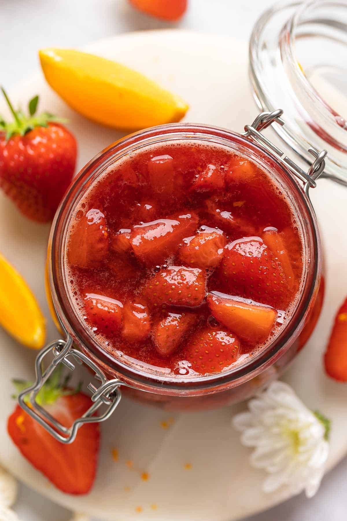 Strawberry Compote Recipe - A Saucy Kitchen
