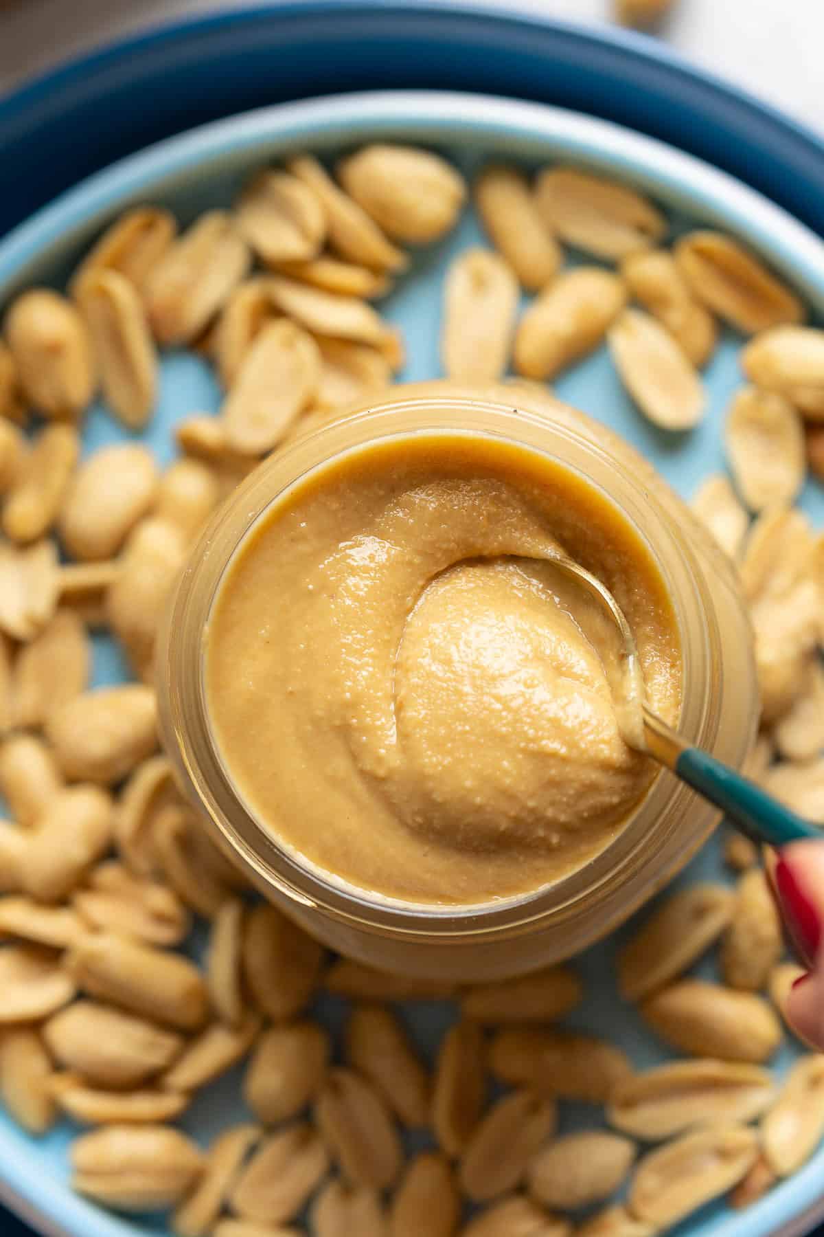 Homemade Peanut Butter - A Saucy Kitchen
